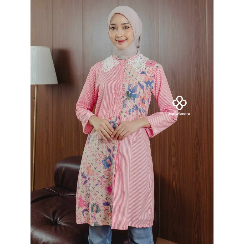 Jual Sabrina Dress by Diandra Casual Dress Atasan Wanita Kekinian Baju ...