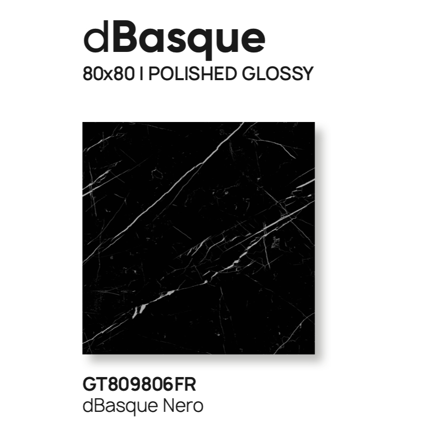 Jual ROMAN GRANIT 80x80 dBasque Nero GT809806FR | Shopee Indonesia