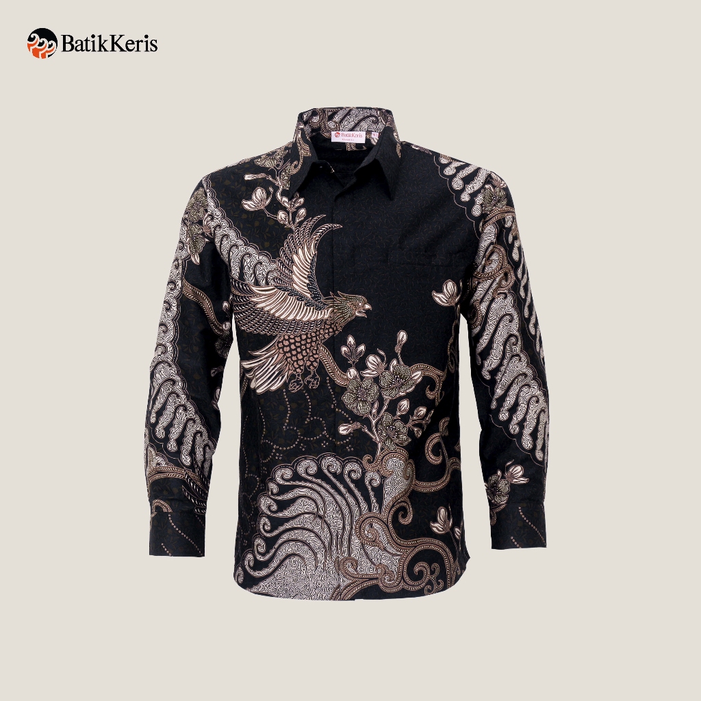 Jual Batik Keris Kemeja Batik Batik Reguler Fit Lengan Panjang Motif ...
