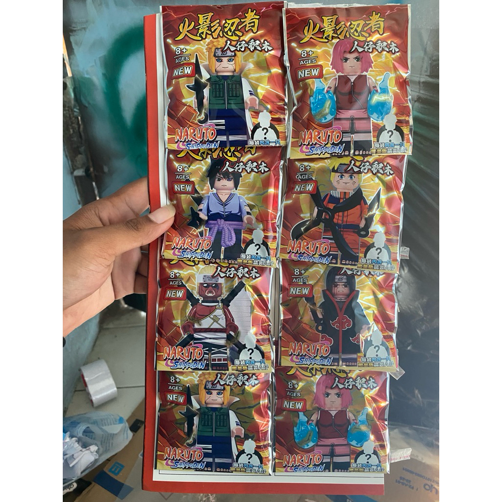 Jual Mainan Brick Naruto Sachet 8Pc | Shopee Indonesia