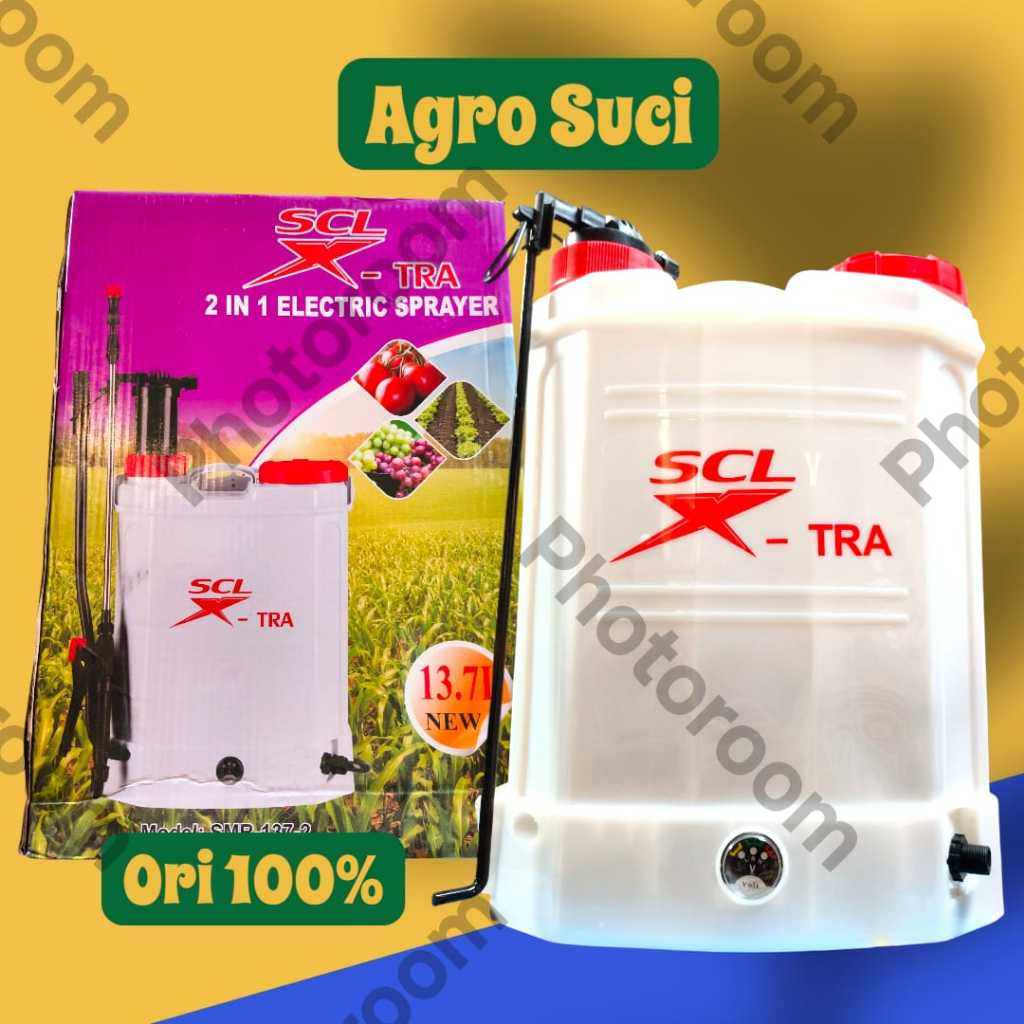 Jual Sprayer/ Tangki Elekteik SCL X-TRA 2 IN 1 (DOBEL) 13,7 Liter ...