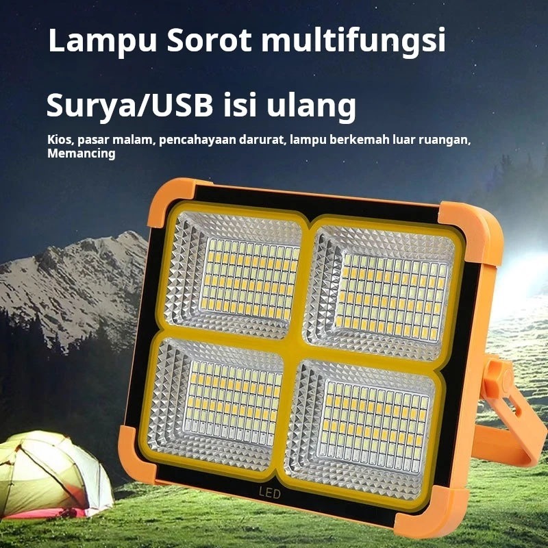 Jual Lampu emergency 400W LED lampu cas Lampu surya tenaga solar ...