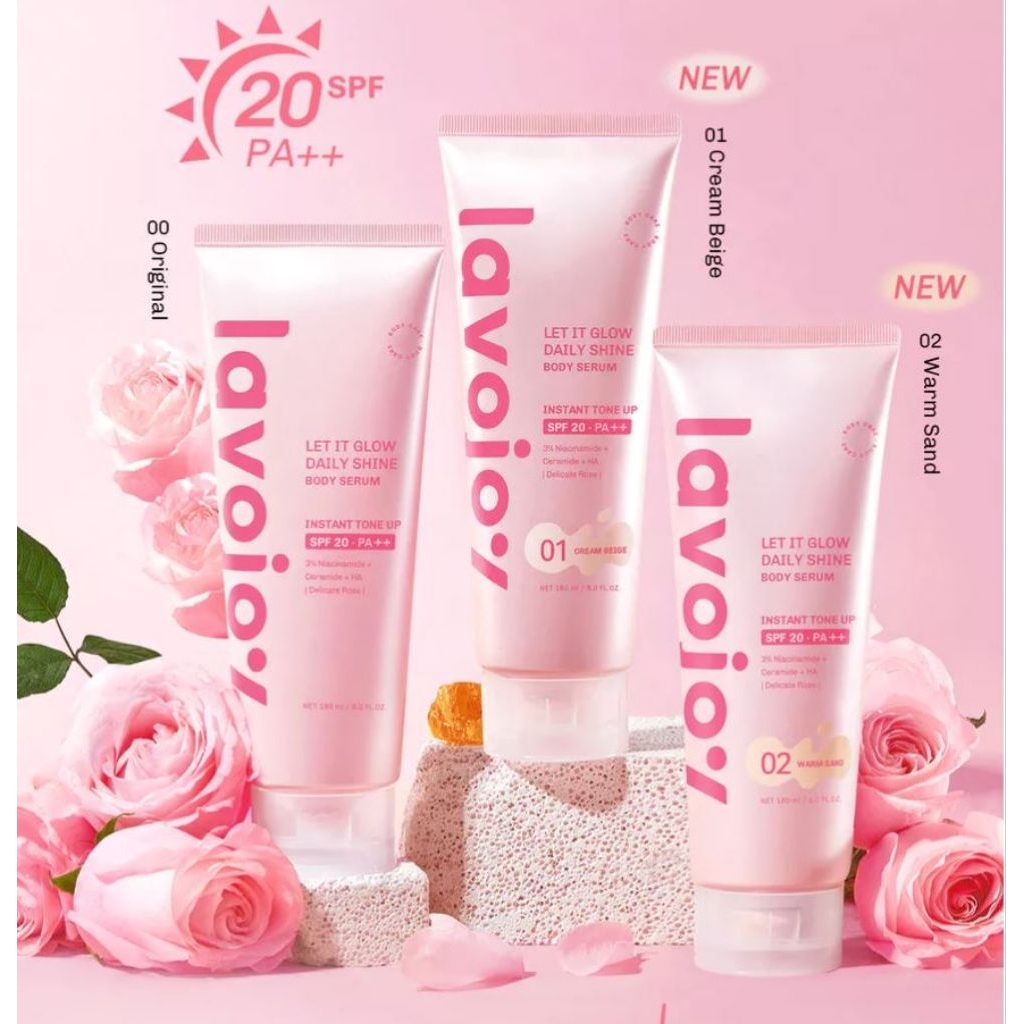 Jual LAVOJOY Let It Glow Instant Tone Up SPF20 PA+++ Hand body | Shopee ...