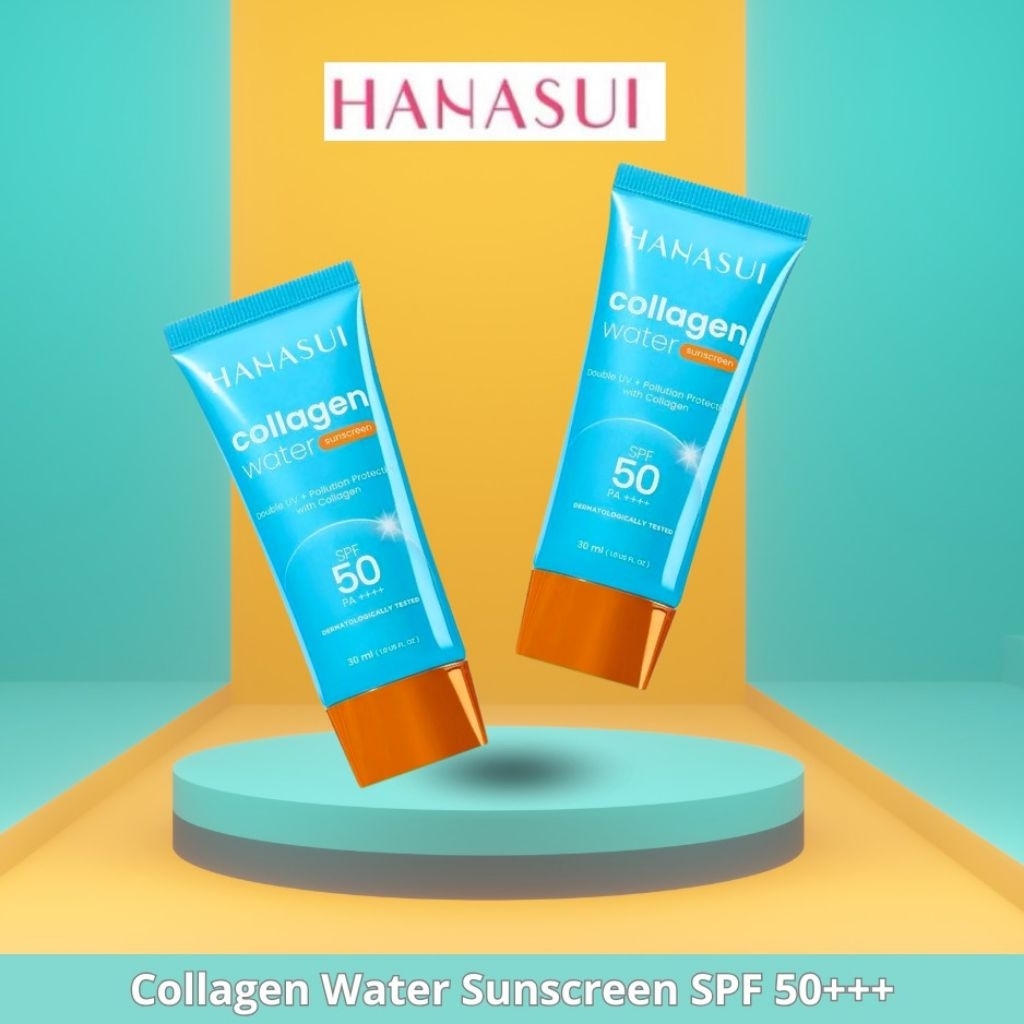 Jual Hanasui Collagen Water Sunscreen SPF 50 Pa ++++ | Shopee Indonesia