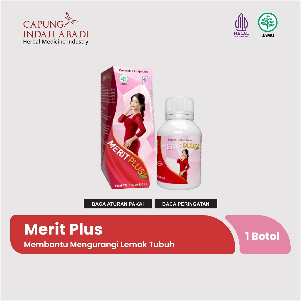 Jual Merit Plus Kapsul - Membantu Mengurangi Lemak Tubuh | Shopee Indonesia