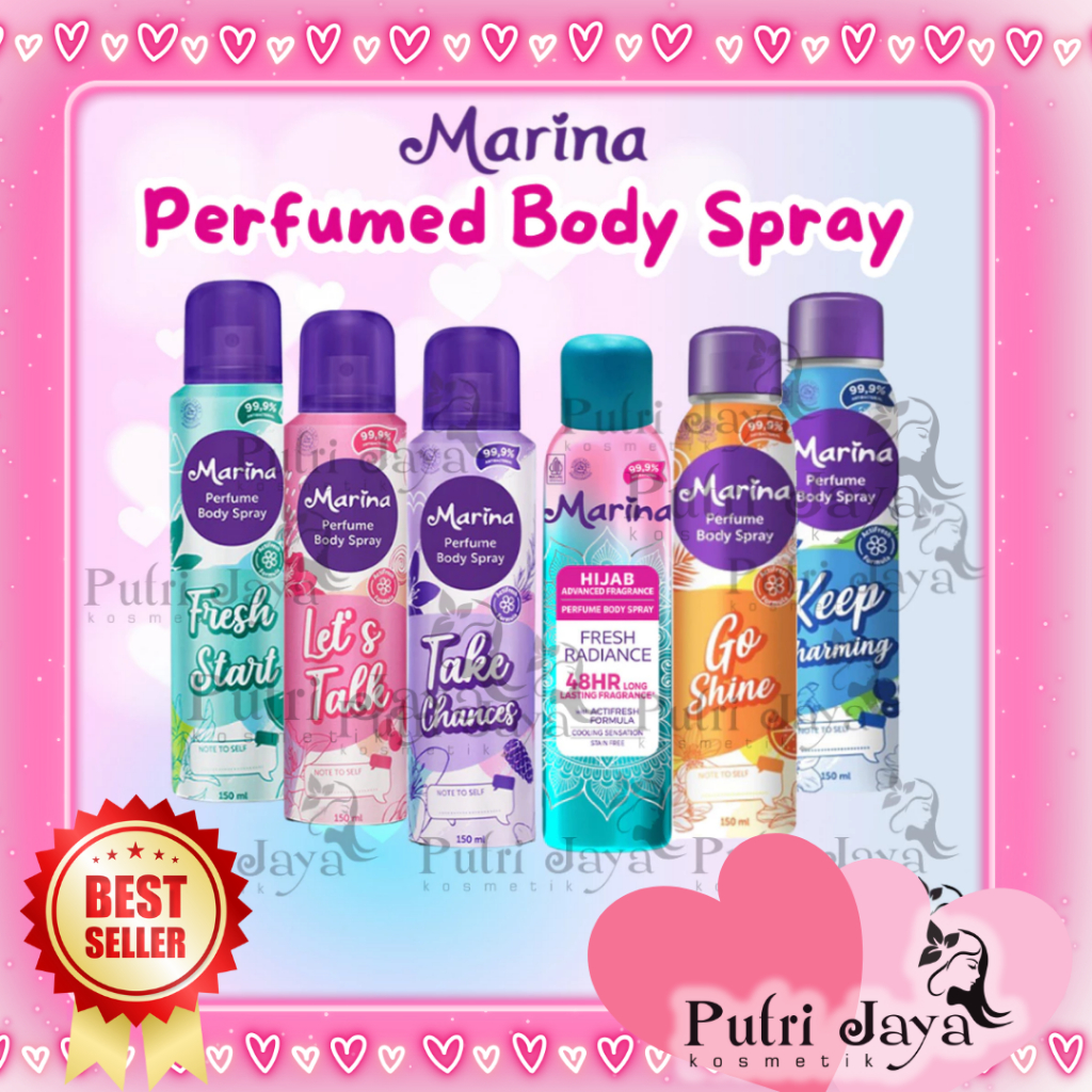 Jual MARINA Parfumed Body Spray 150ml | Parfum | Shopee Indonesia