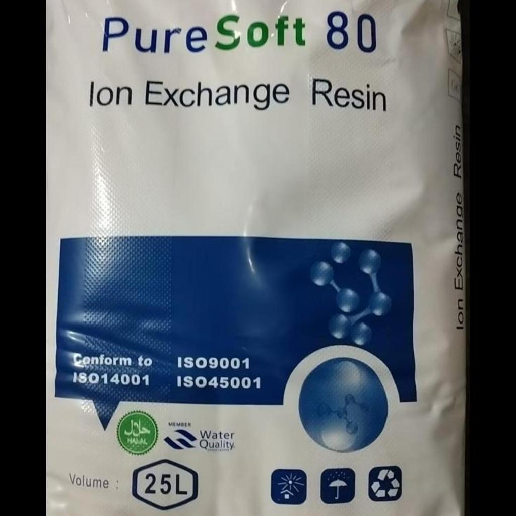 Jual ION EXCHANGE RESIN PURE SOFT 80 / RESIN CATION SOFTENER PURESOFT ...