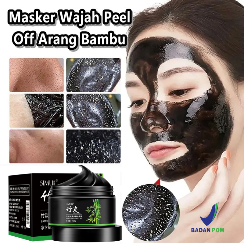 Jual Masker Arang Bambu - Bamboo Charcoal Blackhead Remover Peel-Off ...