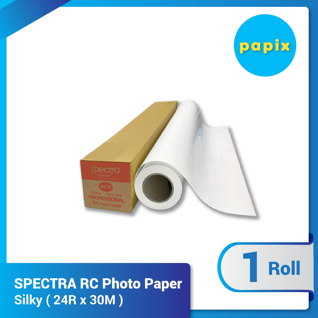 Jual Spectra Resin Coated Photo Paper Silky - 24R x 30 meter | Shopee ...