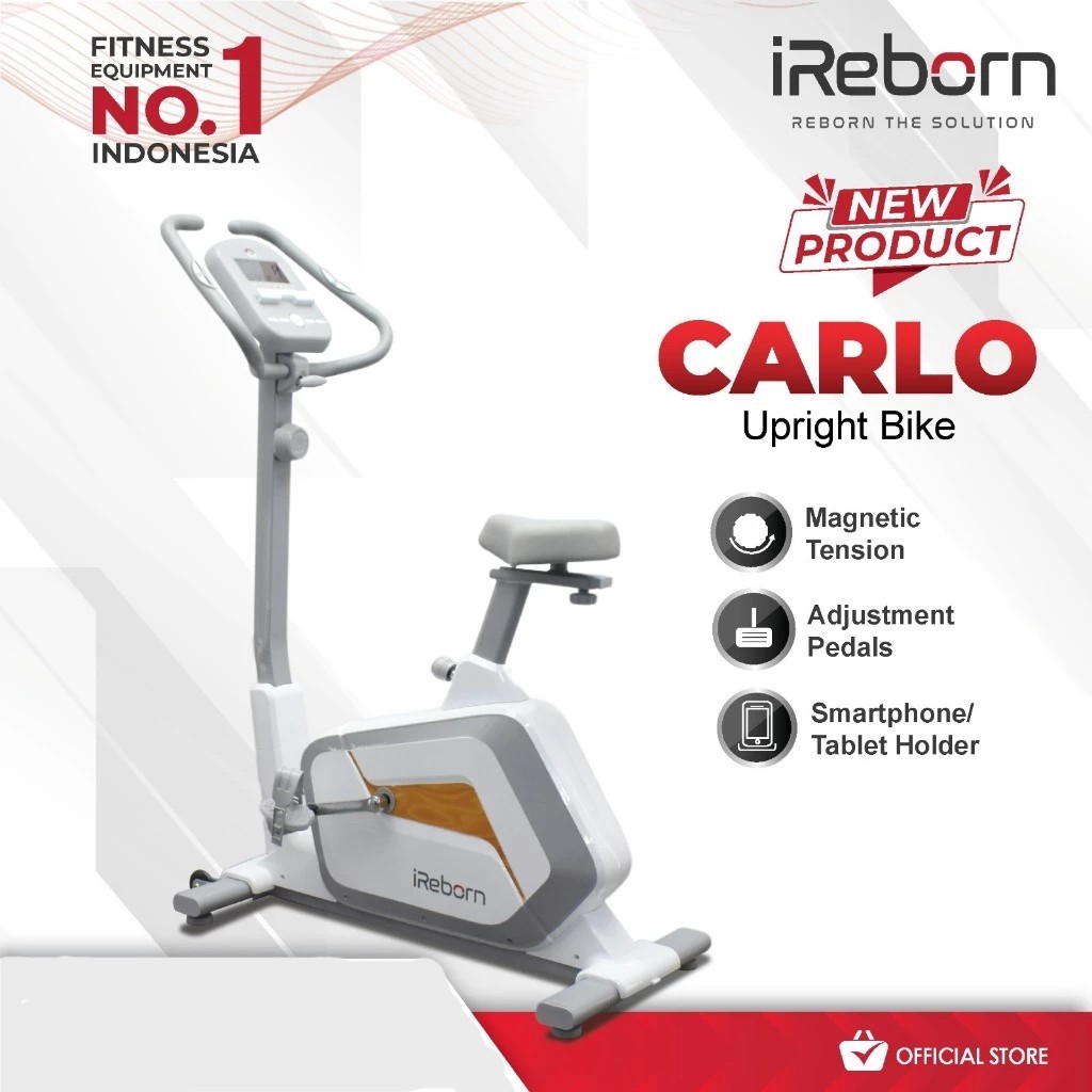 Jual Sepeda Statis Magnetic Bike New Carlo Original (iReborn) | Shopee ...