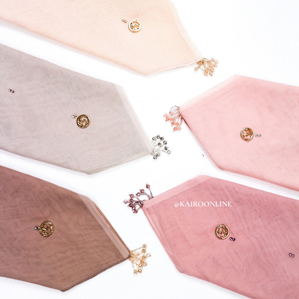 Jual Kairo Hijab - Plain Crystal runce bambu - Hijab Segiempat Paris ...