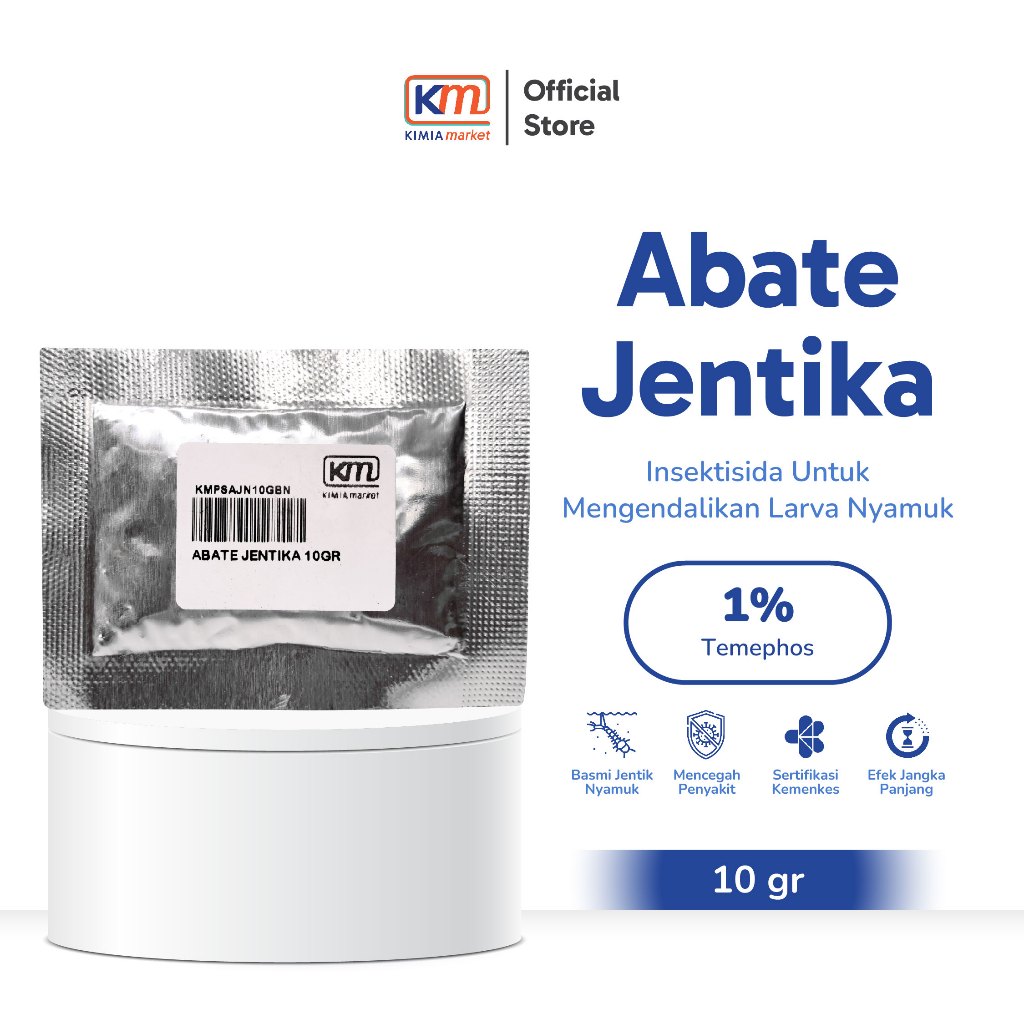 Jual Abate Powder/ Abate Jentika 10G / Pembasmi Jentik Nyamuk / Dapat 5 ...