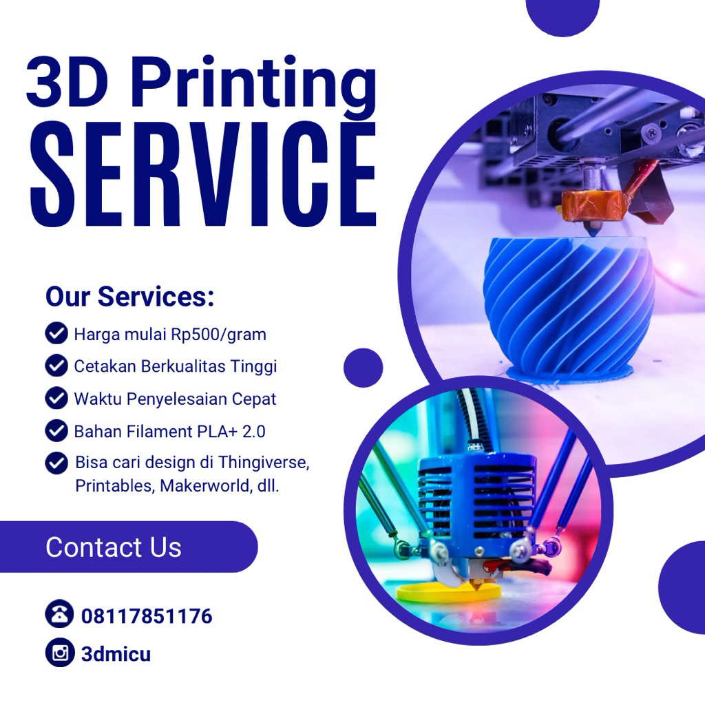 Jual JASA 3D PRINTING CUSTOM PLA+2.0 | Shopee Indonesia