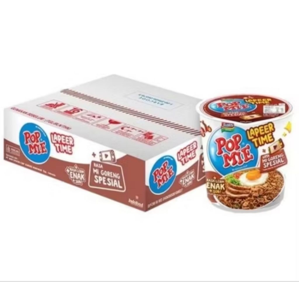 Jual Pop Mie Lapeer Time Mi Instan Cup Rasa Mie Goreng Special 80 gram ...