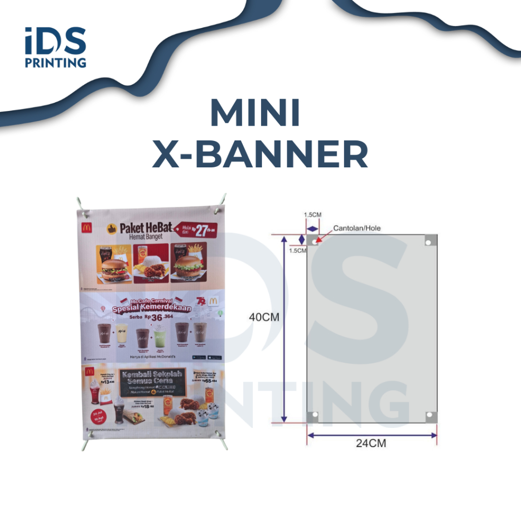 Jual MINI X BANNER RANGKA PLASTIK | Shopee Indonesia