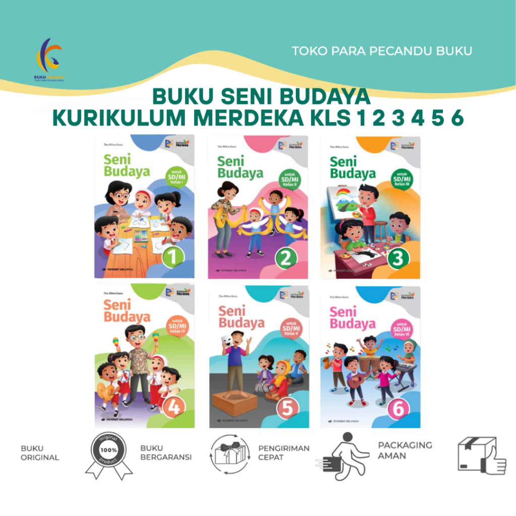 Jual Buku Seni Budaya Erlangga SD Kelas 1 2 3 4 5 6 Kurikulum Merdeka Tim Mitra Guru | Shopee ...