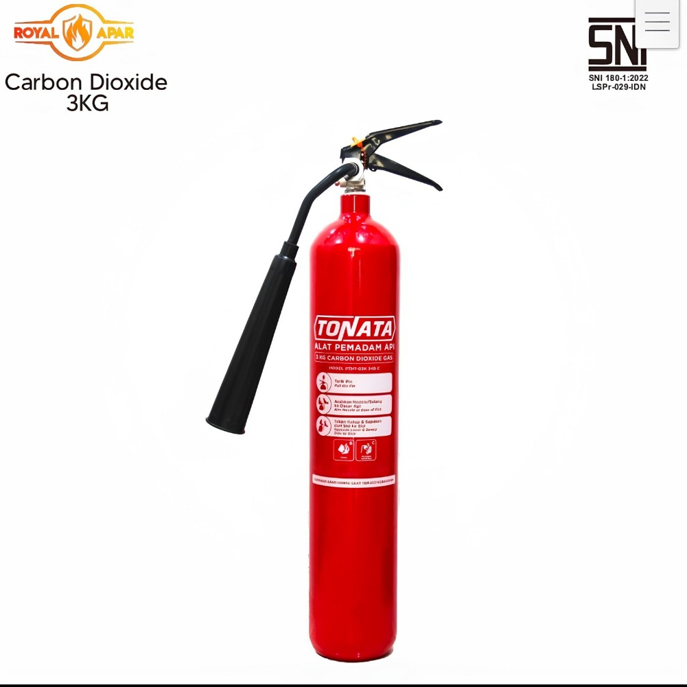 Jual Alat Pemadam Api Tonata SNI / APAR Karbondioksida 3 kg | Shopee ...