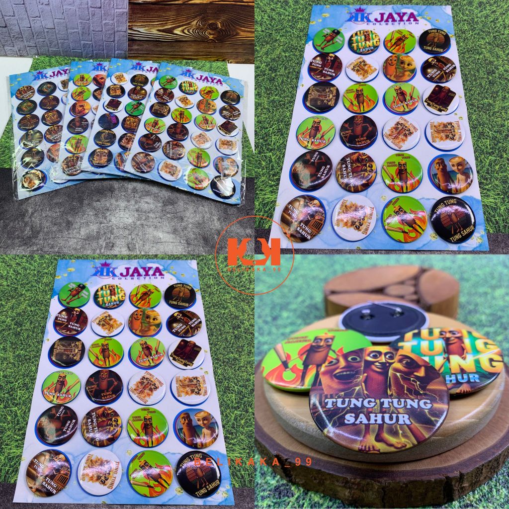 Jual PIN BROS KARAKTER ANOMALI TUNG TUNG TUNG SAHUR / PENITI BROS ...