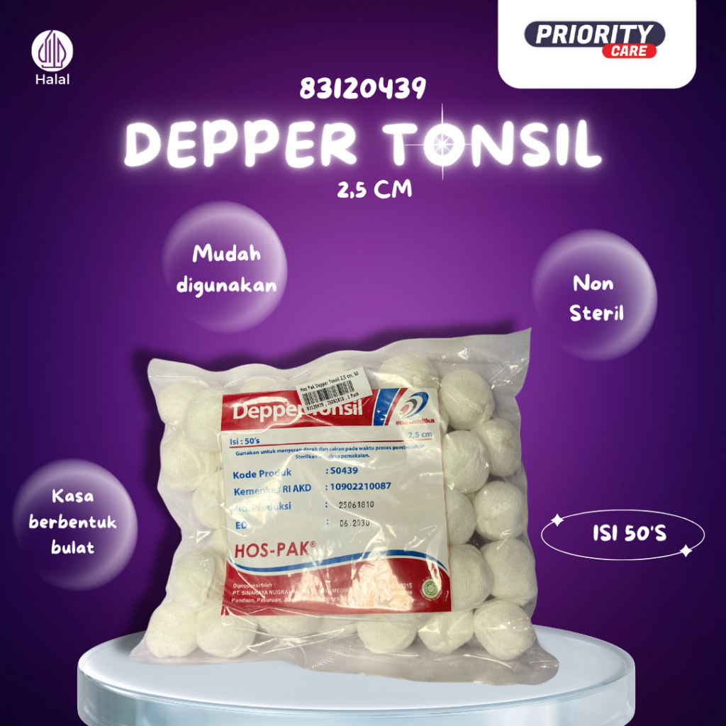 Jual DEPPER TONSIL - HOS PAK KASA BULAT TONSIL 2,5 CM | Shopee Indonesia