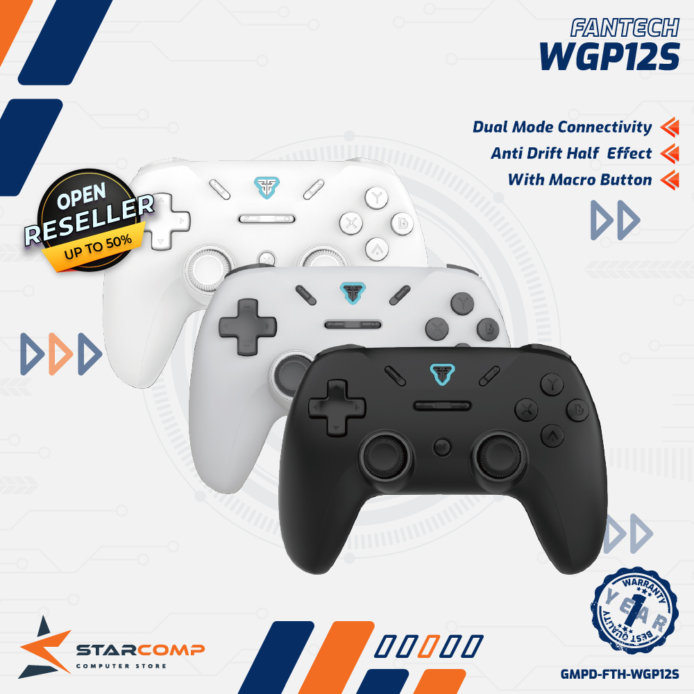 Jual Fantech WGP12S / WGP 12 S / WGP12-S REVOLVER III Gamepad HALL ...