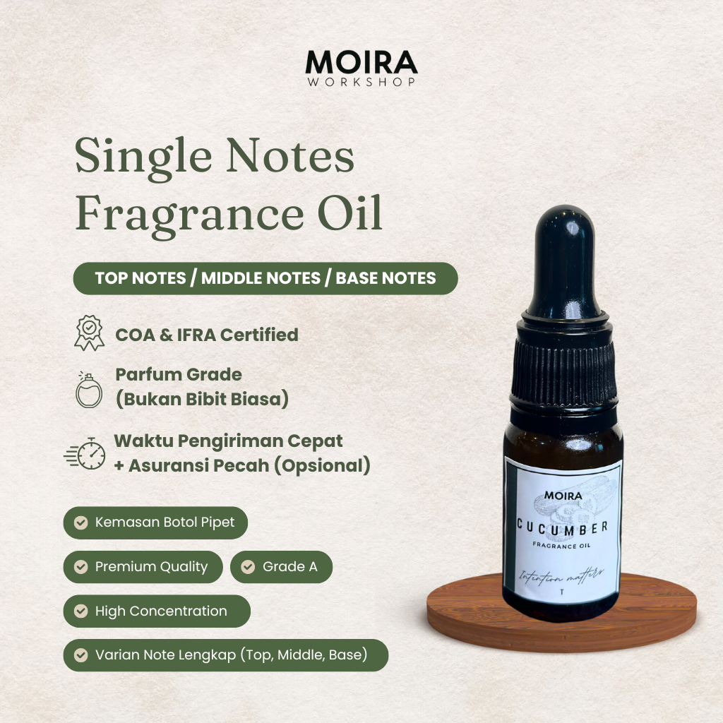 Jual Fragrance Oil 10ml - Single Notes DIY Parfum Perfume GREEN ...