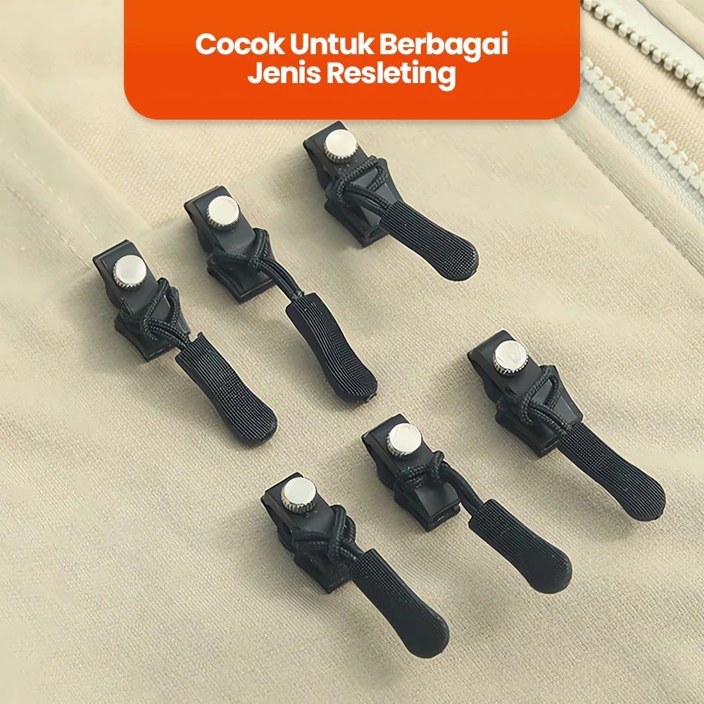Jual Kepala Ritsleting Pengganti Zipper Universal Penarik Resleting ...