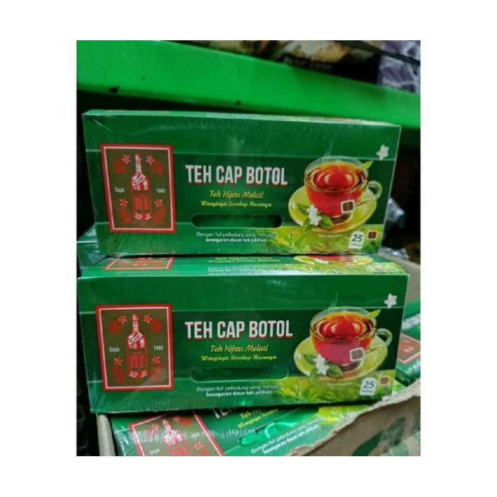 Jual Teh Cap Botol 25sachet/box | Shopee Indonesia