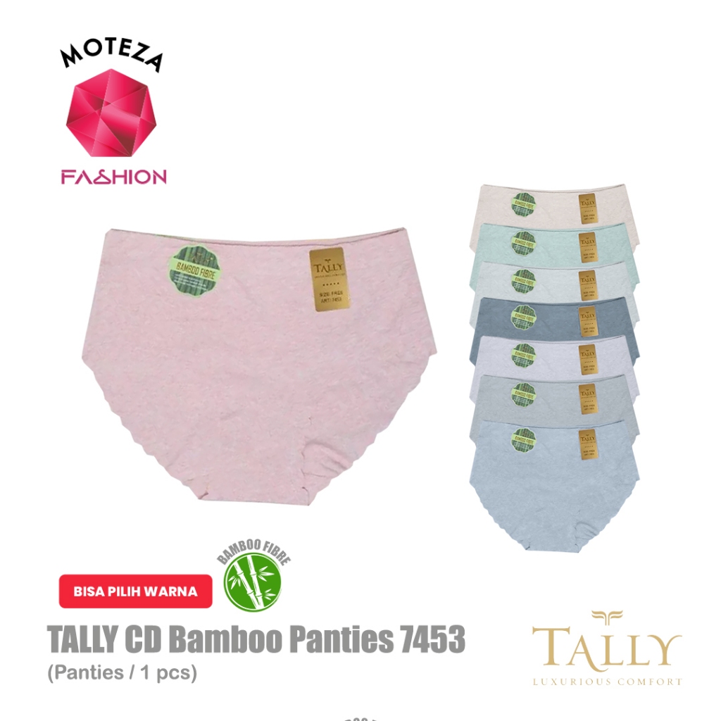 Jual Tally 7453 CD Celana Dalam Wanita - Seamless Katun Bamboo Bambu ...