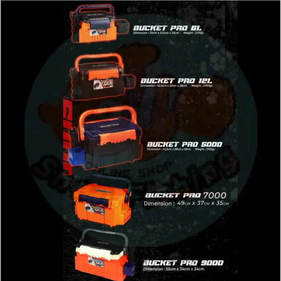 Jual Kotak Tackle Box Daido Bucket Pro / Box seperti Meiho | Shopee ...