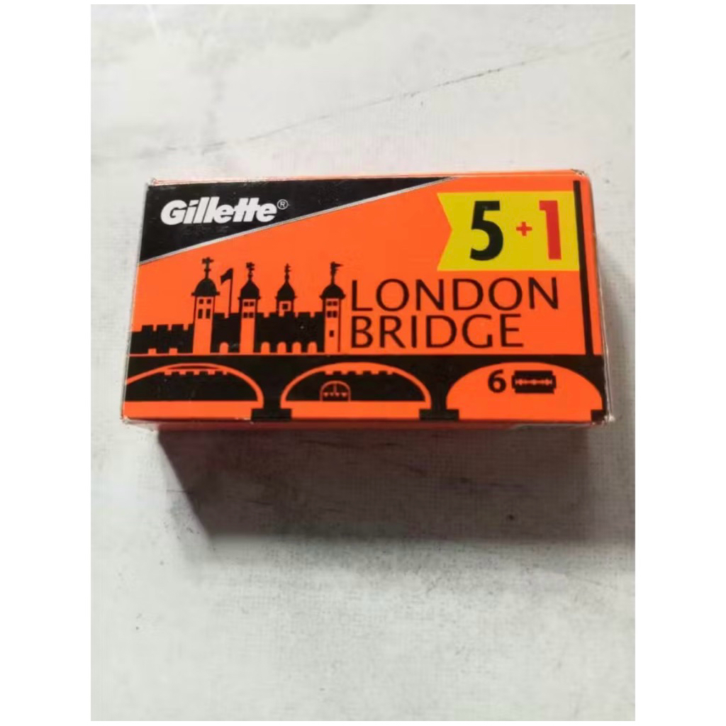 Jual Gillette london bridge 5+1 eceran isi 6 keping silet | Shopee ...
