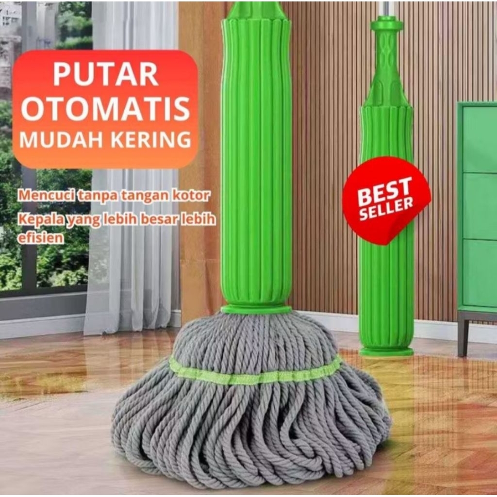 Jual alat pel putar air peras otomatis pel tanpa peras tangan | Shopee ...