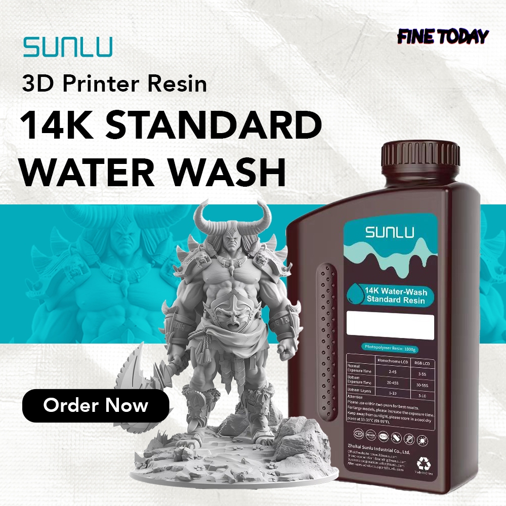 Jual SUNLU 14K Water-Wash Standard Resin 1 KG Ultra High Precision for ...