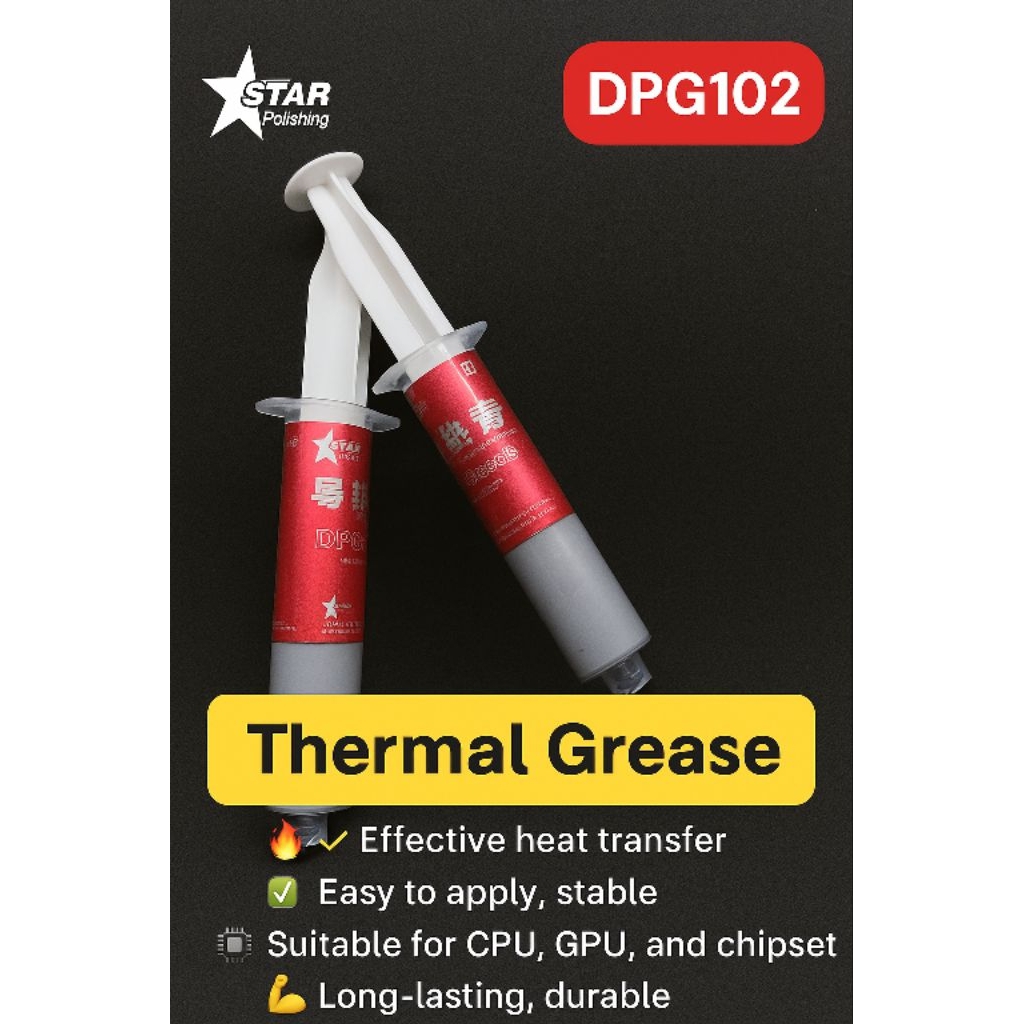 Jual Pasta Thermal STAR DPG102 ORIGINAL – Pendingin CPU/GPU – Thermal ...