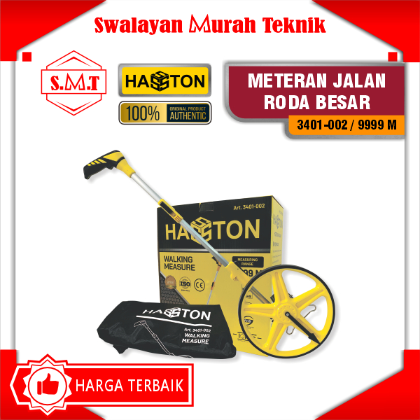 Jual Meteran Lipat Jalan Dorong Roda Besar Alat Ukur Jalan HASSTON 3401 ...