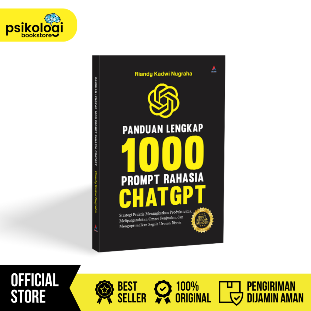 Jual BUKU PANDUAN LENGKAP 1000 PROMPT RAHASIA CHAT GPT: Meningkatkan produktivitas & Omzet ...