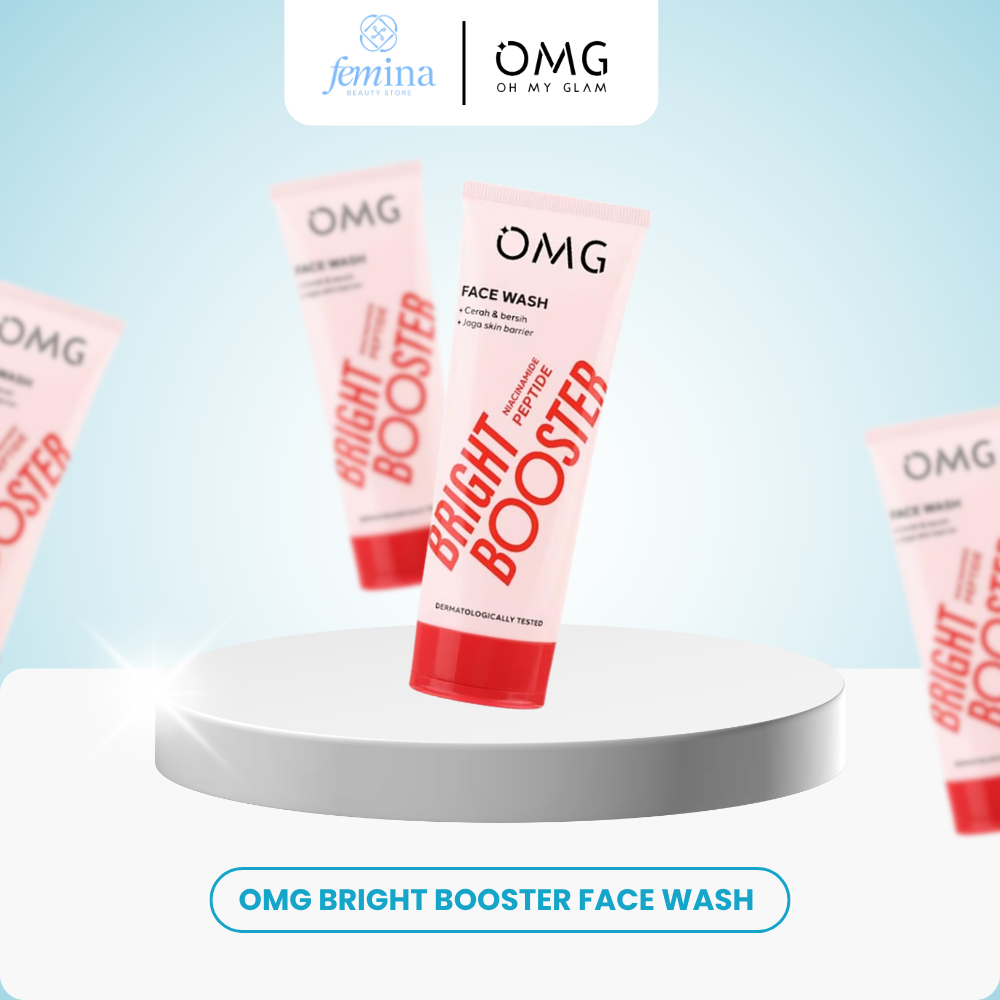Jual OMG Oh My Glow Bright Booster Face Wash 50ml - Mencerahkan ...