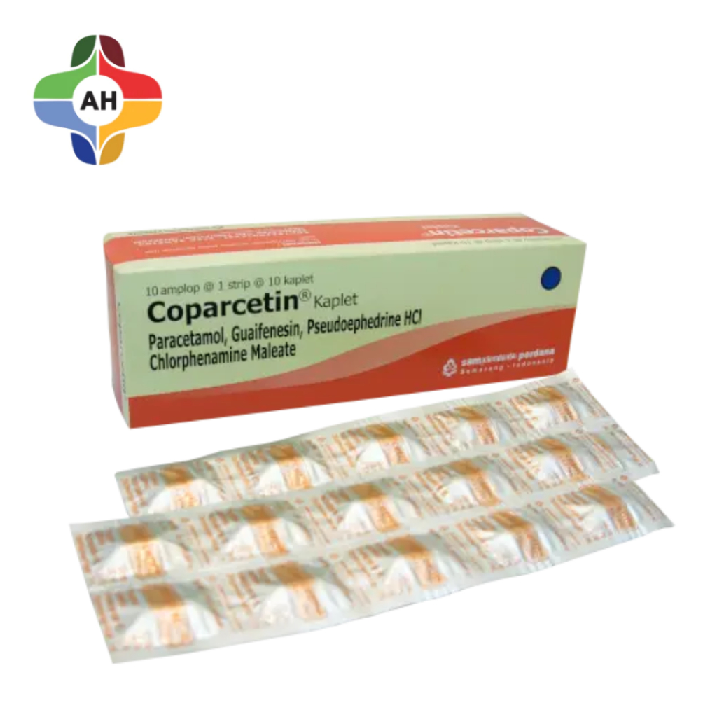 Jual Coparcetin 1 Strip 10 Tablet - Obat Flu Batuk Pilek Demam / apotek ...