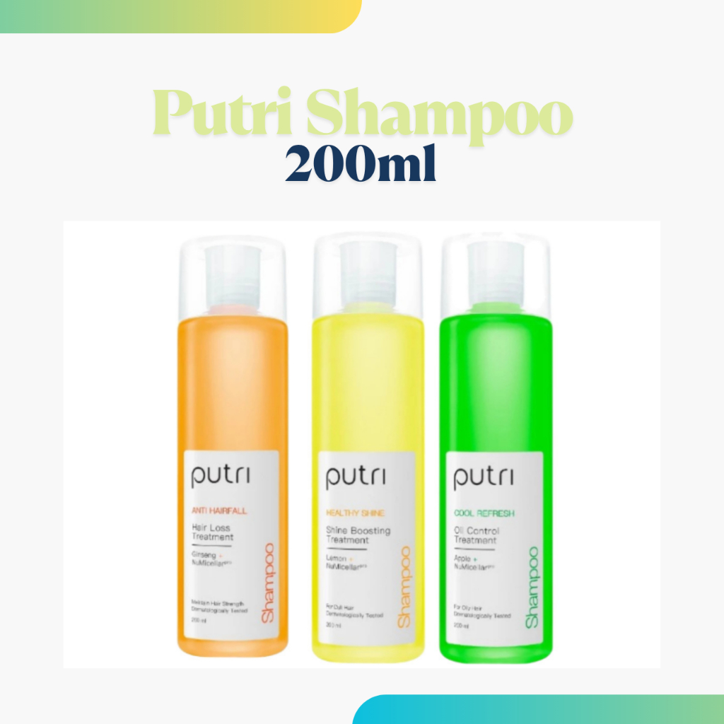 Jual Putri Shampoo Anti Hairfall Ginseng/Cool Refresh/Healthy Shine ...