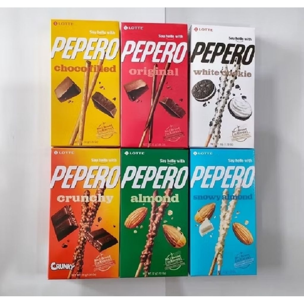 Jual LOTTE - Pepero Stick Cokelat All Varian White Cookie/Almond ...