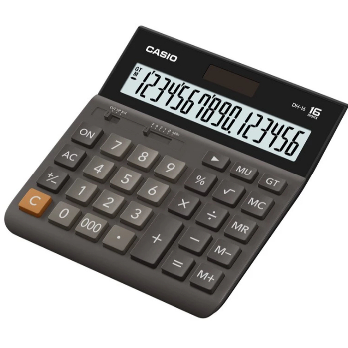 Jual KALKULATOR ORIGINAL CASIO DH 16 ORIGINAL 16 DIGIT - CASIO | Shopee ...