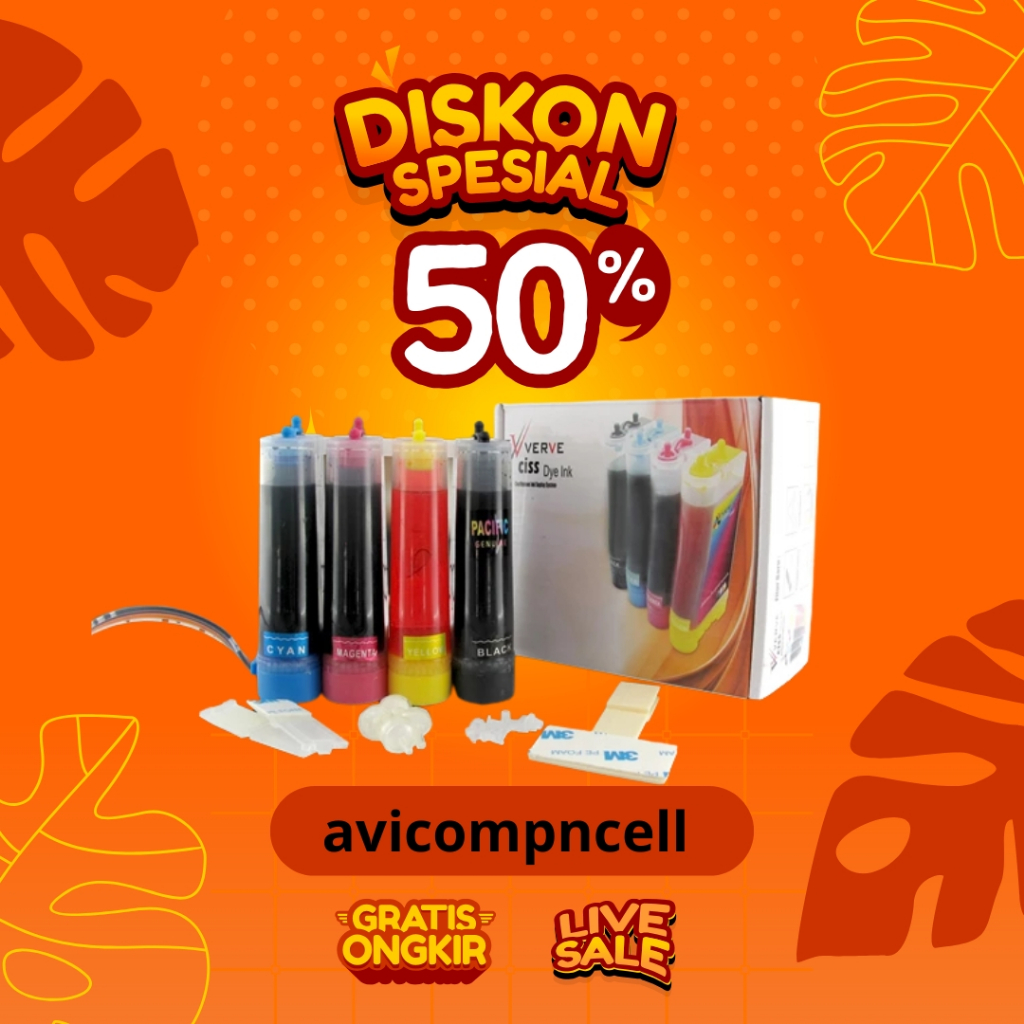 Jual Tabung Infus Printer Verve | Tabung Tinta Eksternal Universal ...