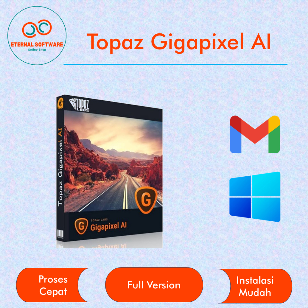 Jual Topaz GigaPixel AI Full Version Software Pertajam Gambar AI Full ...