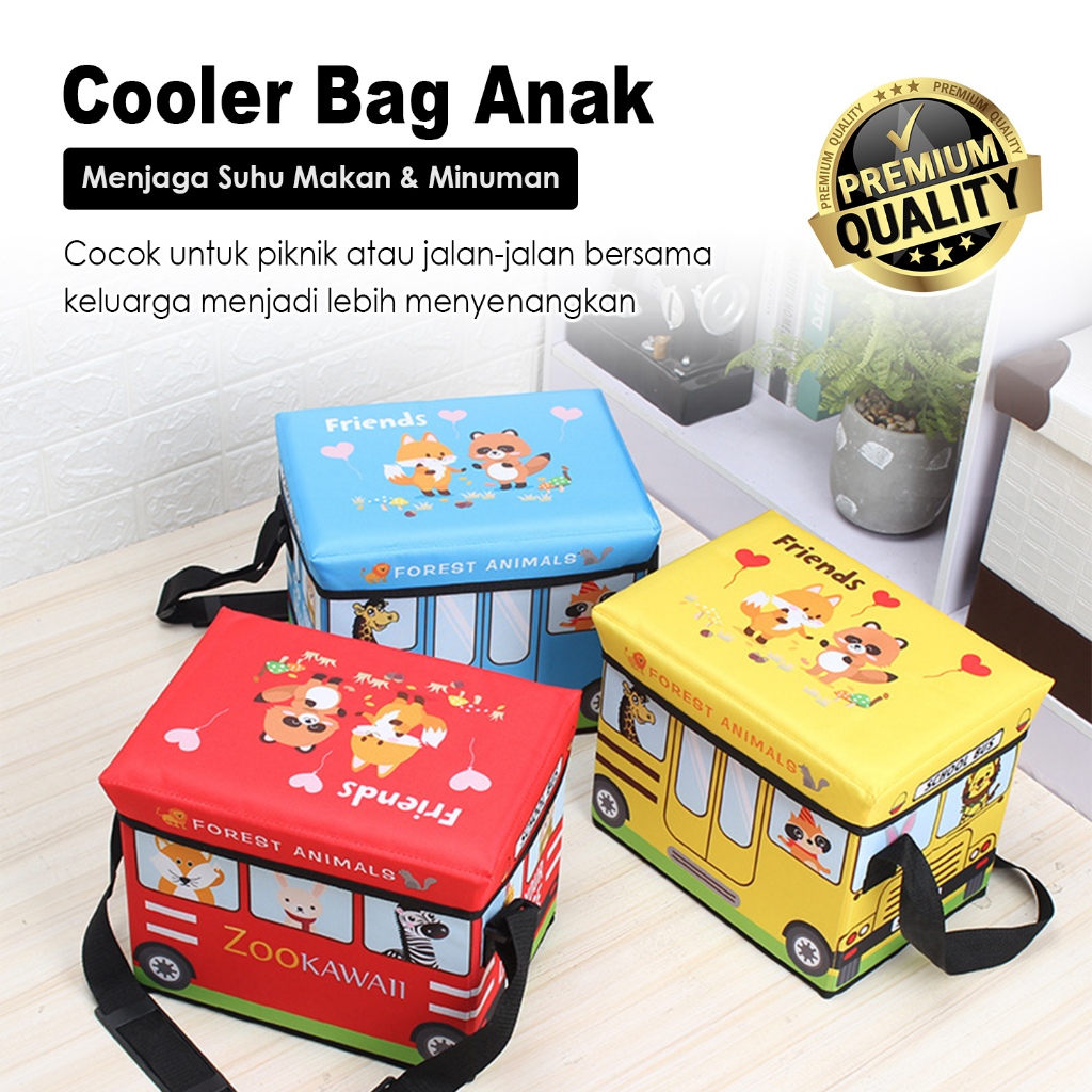 Jual NEW Cooler Bag Box Pendingin Makanan Anak Tas ASI / Tempat Makan ...