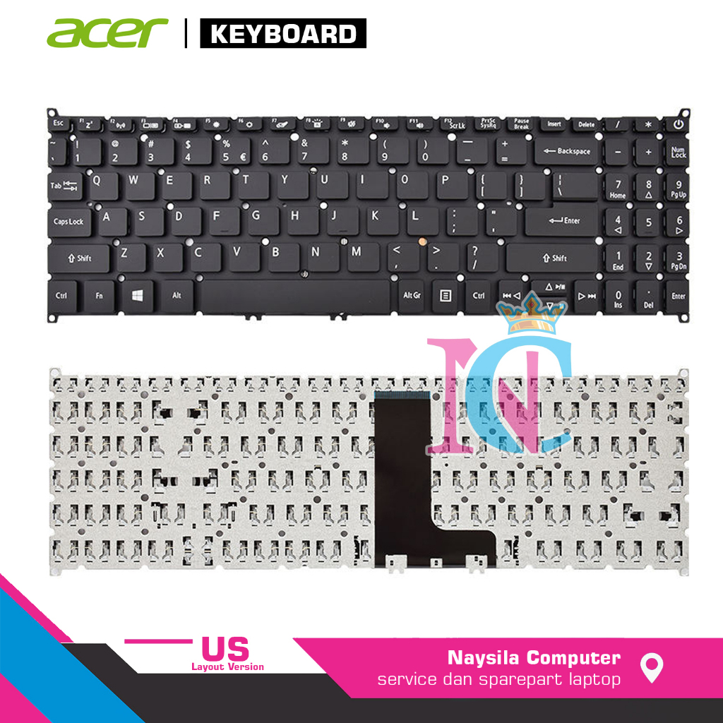 Jual Keyboard Acer Aspire 3 A315-22 A315-23 A315-34 A315-42 A315-42G ...