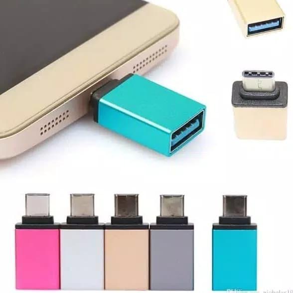 Jual Terbaru !! OTG USB to type C / tipe-c connector to Normal USB port | Shopee Indonesia