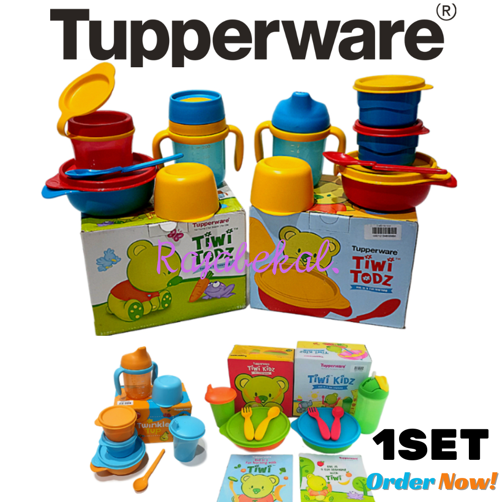 Jual PROMO Tupperware Twinkle Tup Tiwi Todz Tiwi Kidz Set | Shopee Indonesia
