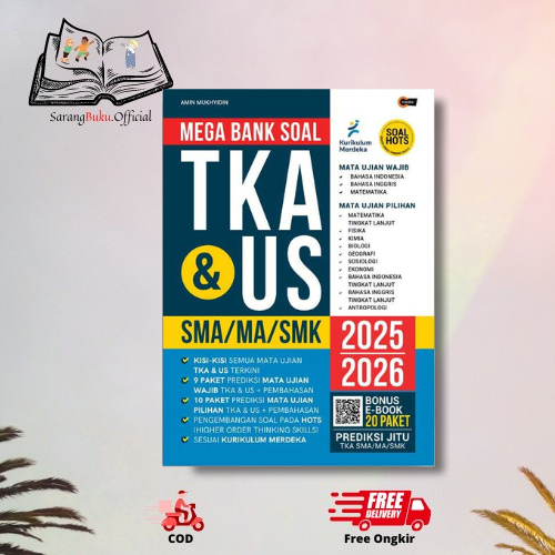 Jual Buku Mega Bank Soal TKA & US SMA/MA/SMK 2025/2026 Kurikulum Merdeka - Amin Mukhyidin ...