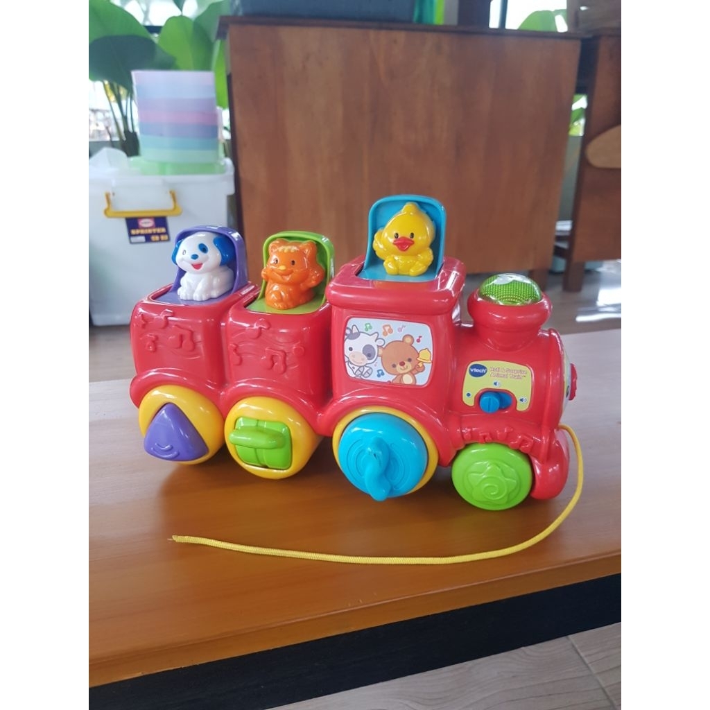 Jual vtech pop up friends train mainan pop up kereta | Shopee Indonesia