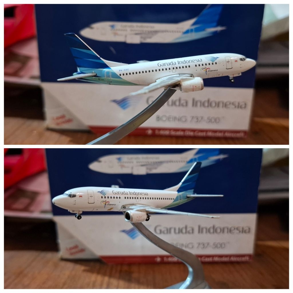 Jual diecast pesawat Gemini Jets Boeing B737-500 Garuda Indonesia ...