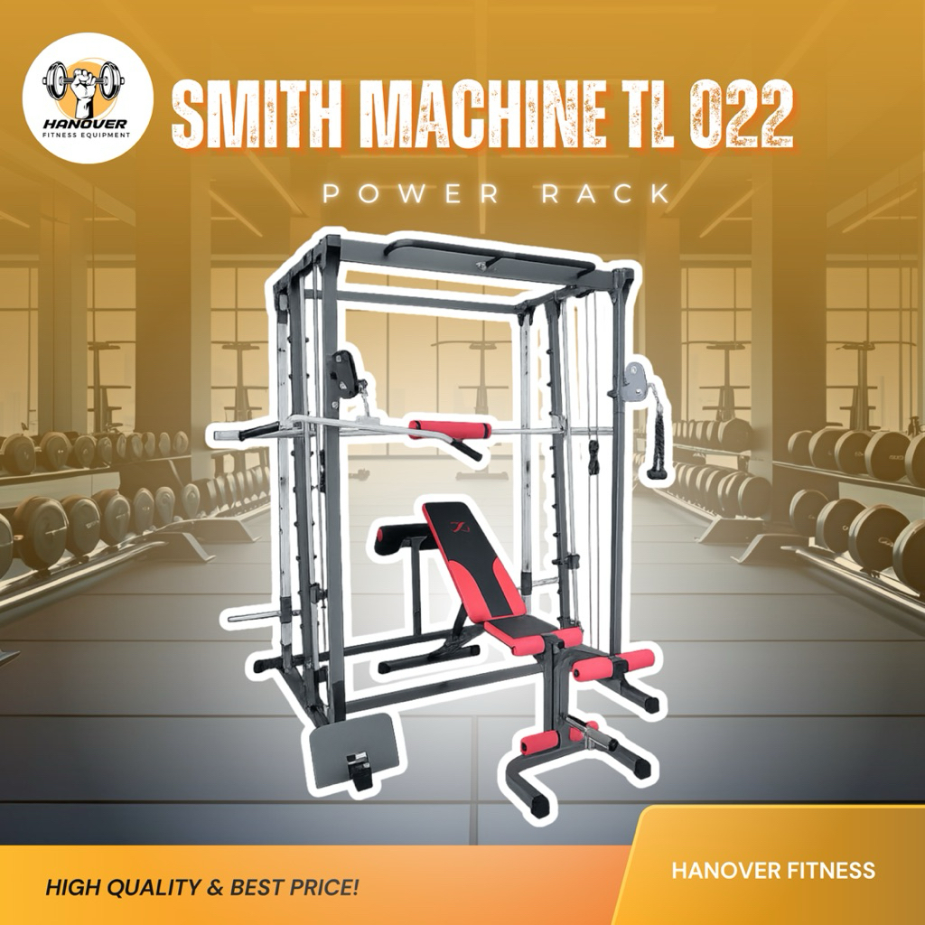 Jual HANOVER FITNESS | Smith Machine TL 022 power rack multi total ...